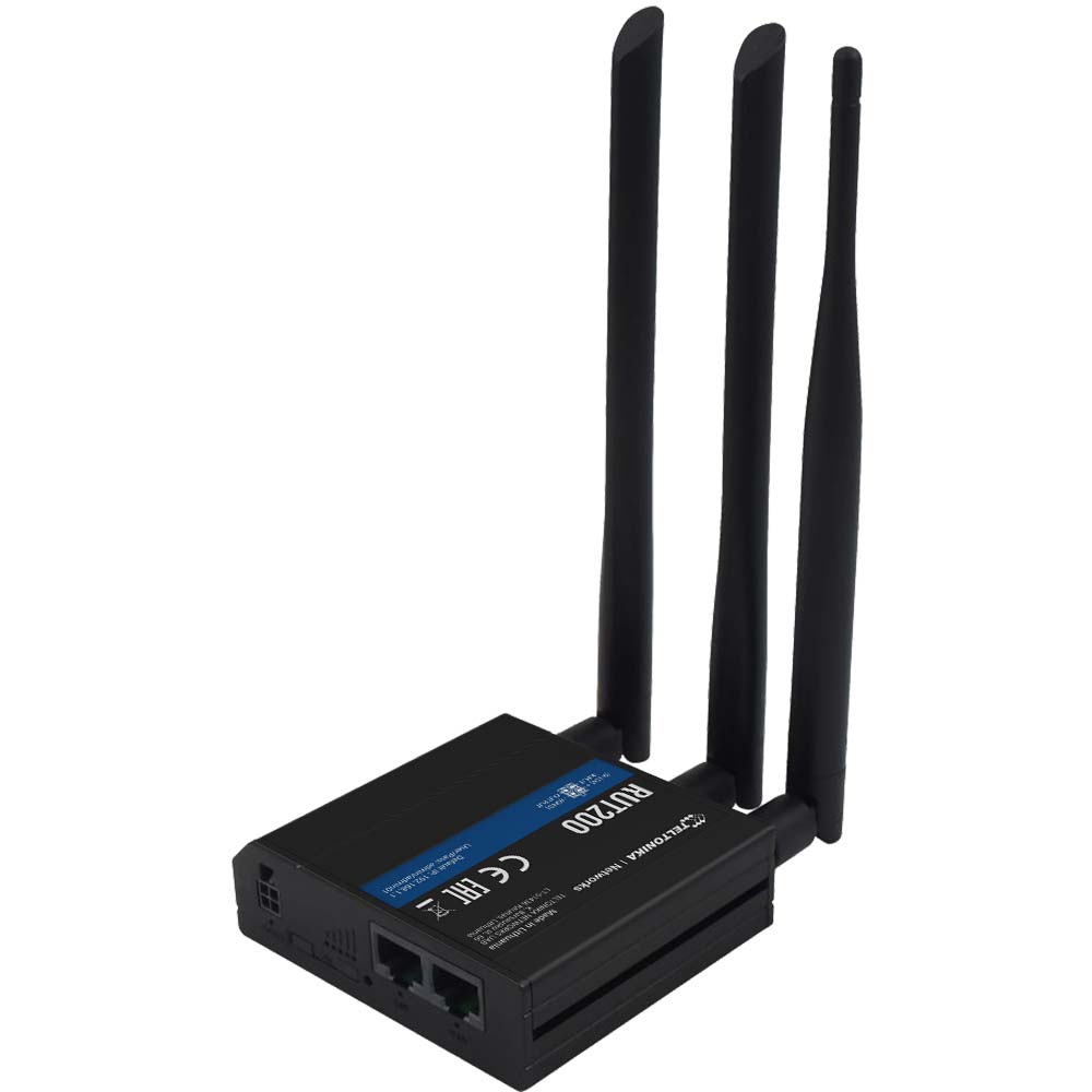 Teltonika RUT200: 4G/LTE (Cat 4) Router - 128MB RAM