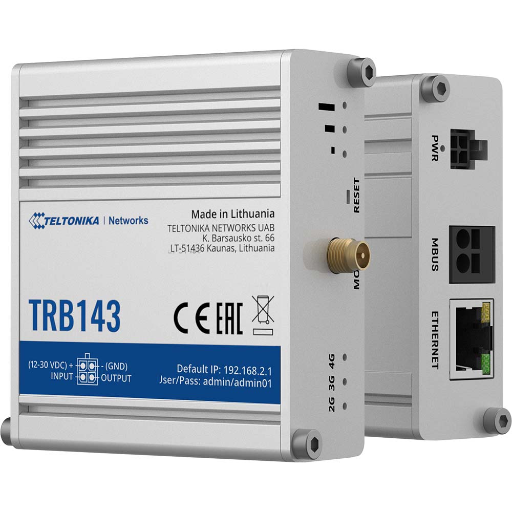 Teltonika TRB143: LTE M-Bus Gateway