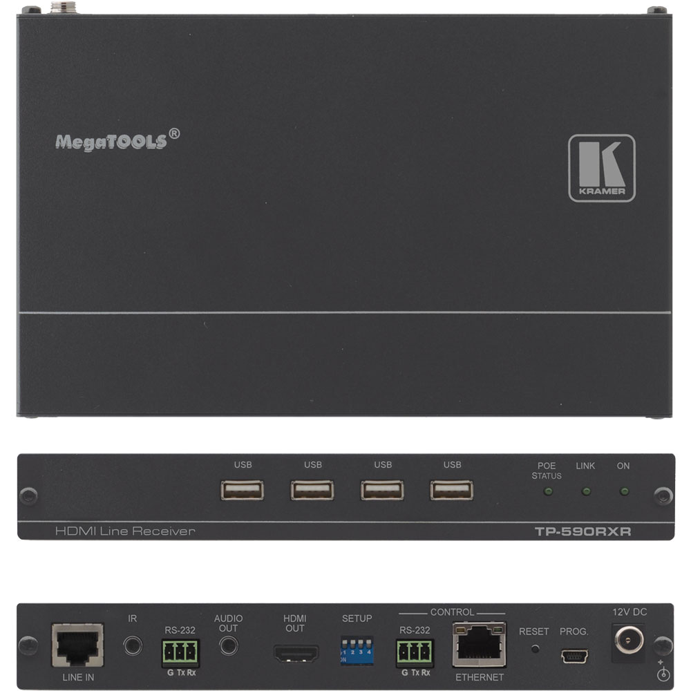 Kramer TP-590xXR: 4K HDBaseT 2.0 Extender-SET